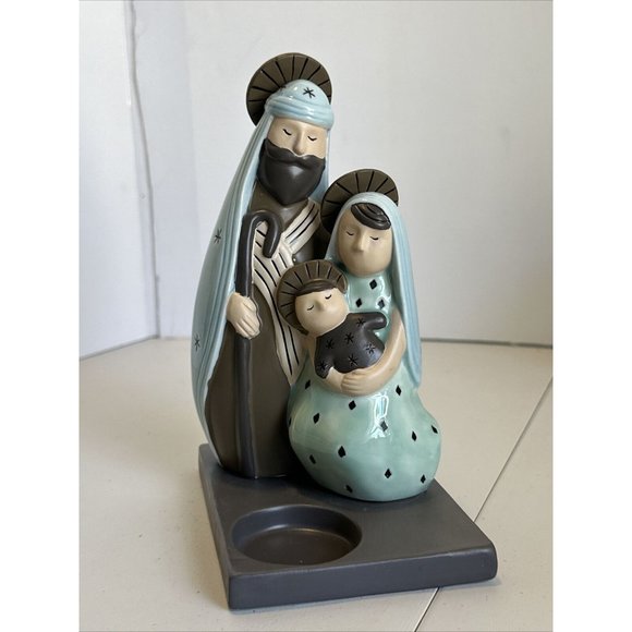 PartyLite | Accents | Partylite Modern Holy Family Nativity Tealight ...